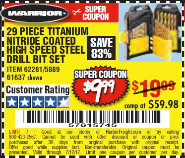 Harbor Freight Tools Coupon Database - Free coupons, 25 percent off ...