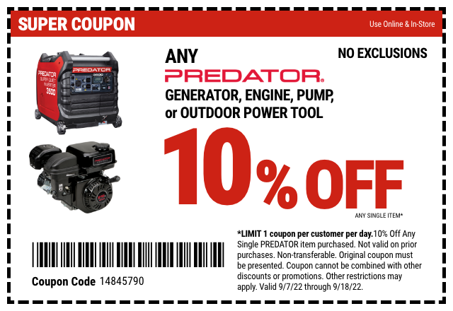 Harbor Freight Tools Coupon Database - Free coupons, percent off ...