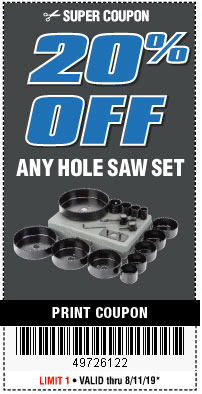 Harbor Freight Tools Coupon Database - Free coupons, 25 percent off ...