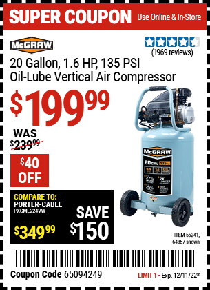 Harbor Freight Tools Coupon Database - Free coupons, percent off ...